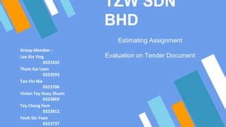 Estimating Presentation Slides PPT