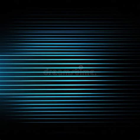 Abstract Light Pattern With Blue Horizontal Lines Creating A Dynamic Visual Effect Stock Image
