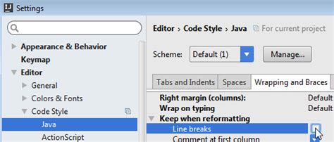 Intellij Force Code Formatter To Join Lines Based On Wrap Settings