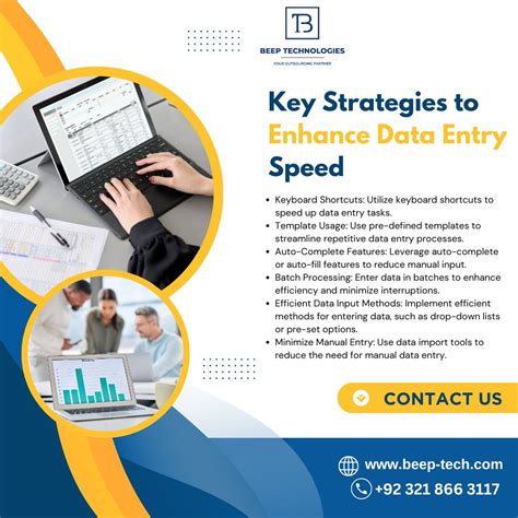 Keyboard Shortcuts Utilize Keyboard Shortcuts To Speed Up Data Entry