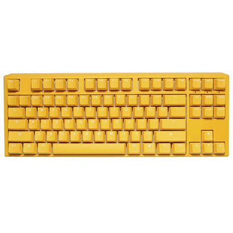 Механическая клавиатура Ducky One 3 Rgb Tkl Yellow Cherry Mx Blue Switch Us Layout купить по