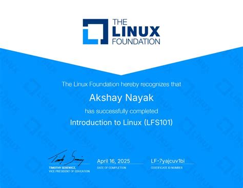 linux thelinuxfoundation opensource techskills milestoneunlocked