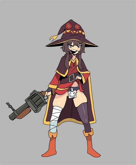 Megumin And Demoman Kono Subarashii Sekai Ni Shukufuku Wo And 1 More Drawn By Bread Forbidden