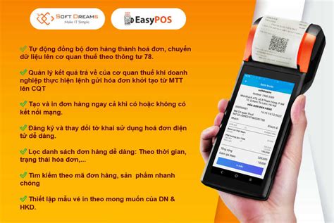 Báo Giá Hóa đơn điện Tử In Từ Máy Tính Tiền Easypos