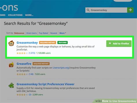 How To Use Greasemonkey Steps With Pictures WikiHow