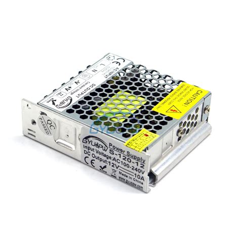 Single Output Ultrathin Dc 12v 10a 120w Switching Power Supply Ac100 240v To Dc12v Power Source