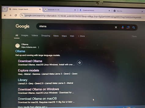 Deepseek Ollama Aimodels Machinelearning Techexploration Aichatbot Learningjourney