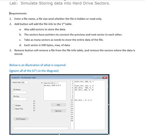 you can only use single linked list and gui is not