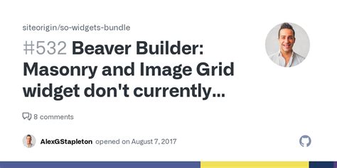 Beaver Builder Masonry And Image Grid Widget Dont Currently Work · Issue 532 · Siteoriginso