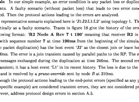 simple packet trace graph showing packet loss and duplication the