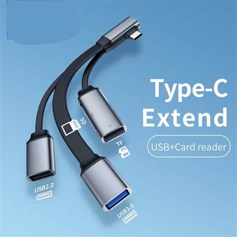 Usb C Card Reader To Usb 2 0 3 0 Micro Sd Otg Adapter Cable China Smartphone Card Reader And