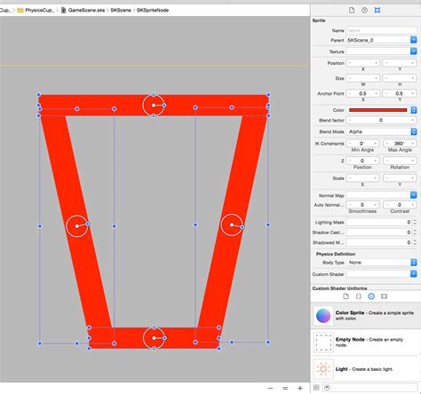 spritekit physics tutorial in swift