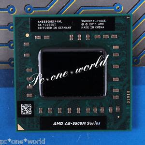 100 OK AM5550DEC44HL AMD A8 5550M 2 1 GHz Quad Core Laptop Processor CPU 684758912862 EBay