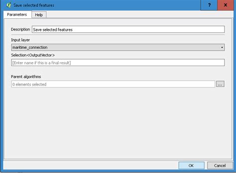 Saving Processing Results In File With Qgis Modeler Geographic