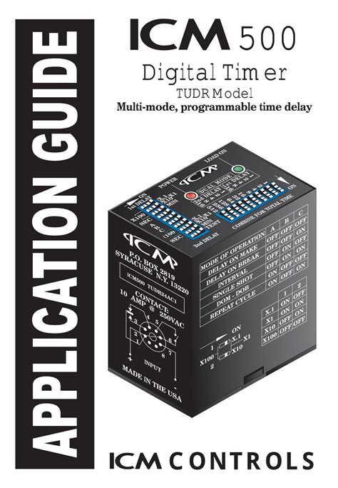 Installation Guide ICM Controls