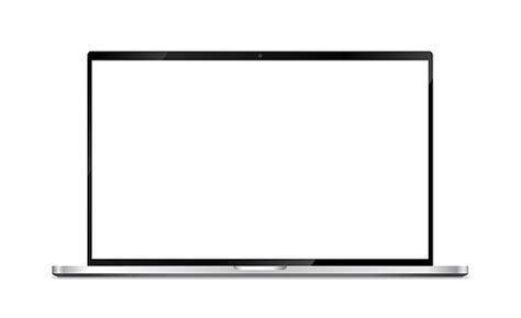 유토이미지 노트북 컴퓨터의 모니터 목업 일러스트