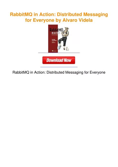 Ppt Rabbitmq In Action Distributed Messaging For Everyone By Alvaro Videla Powerpoint