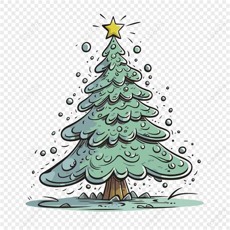 개요 크리스마스 트리 벡터상표클립 아트만화 Png 일러스트 무료 다운로드 Lovepik
