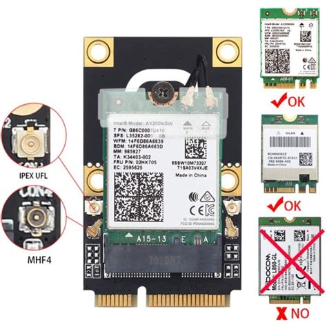 Dual Band Wireless Wifi Card Mini Pci E Wi Fi 6 Adapter Intel Ax210 Wireless 3000mbps Bluetooth