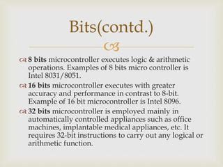 Introduction To Microcontroller PPTX