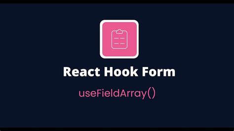 React Hook Form Building Dynamic Form Field Array Tamil Youtube