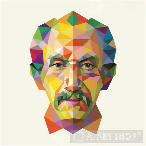 Face Of Artist Marc Chagall