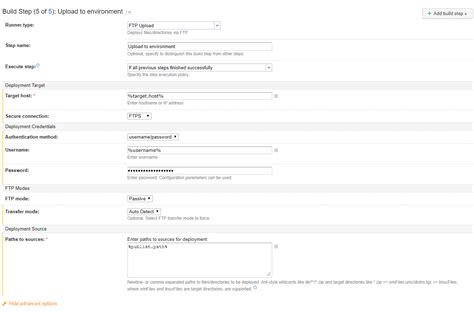 Teamcity Ftps Upload 521 Prot P Required Teamcity Support Jetbrains