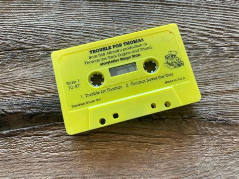 Thomas The Tank Engine Book And Cassette Tape Trouble For Etsy