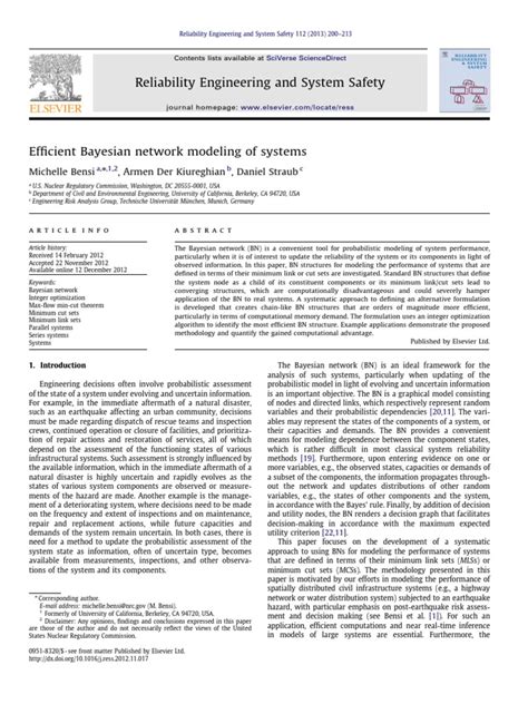system modelling pdf bayesian network mathematics