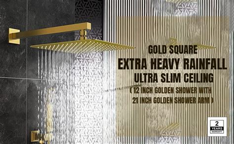 Tosch Stainless Steel 304 Grade High Pressure Gold Square Extra Heavy