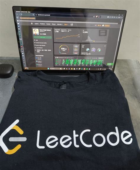 Received Leetcode T Shirt For Coding Skills Gaurav Kabdwal Posted On