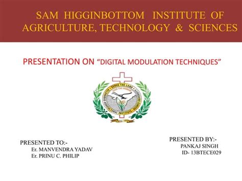 Digital Modulation Techniques Ppt Pptx Digital Audio Computer