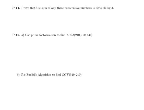 Solved P Prove That The Sum Of Any Three Consecutive Chegg Com