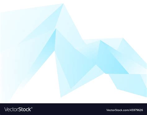 Blue Low Poly Triangles Tech Background Royalty Free Vector