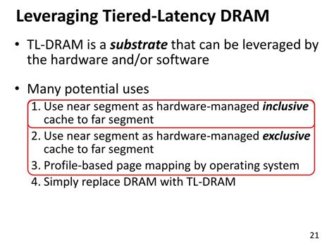 PPT Tiered Latency DRAM A Low Latency And A Low Cost DRAM Architecture PowerPoint