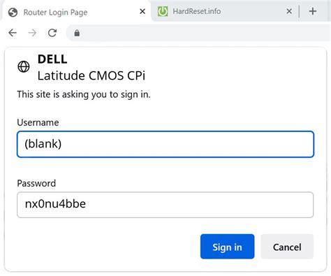 Admin Seite Auf Dell Latitude Cmos Cpi öffnen Mehr Anzeigen