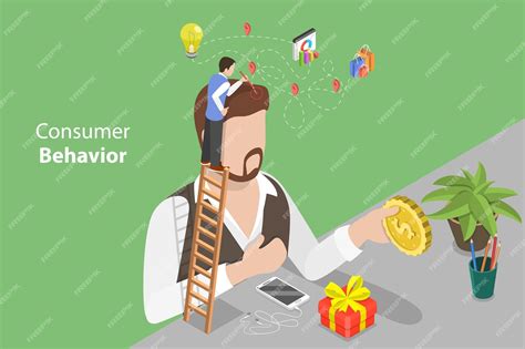 Premium Vector D Isometric Flat Vector Conceptual Illustration Of Consumer Behavior Marketing