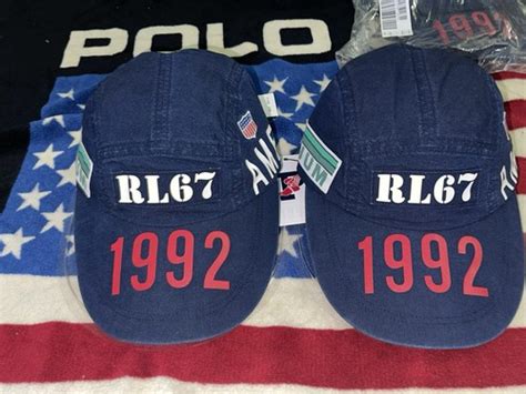 Polo Ralph Lauren Indigo Two Stadium Pwing 1992 Long Bill Hats Blue