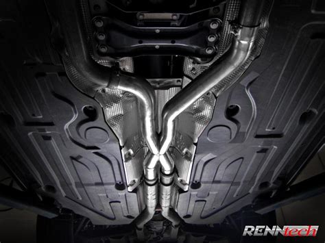 Renntech Stainless Steel Sound And Performance Pipe For Clk 63 Black S
