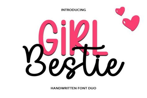 Girl Bestie Font By Wahyu Studio Creative Fabrica