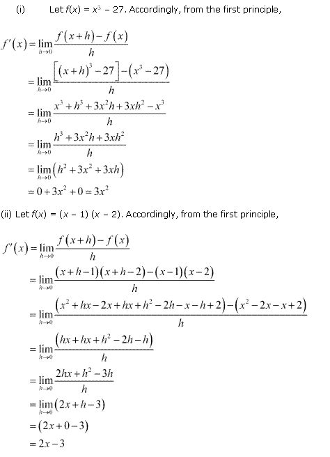 ncert solutions for class 11 maths chapter 13 limits and derivatives