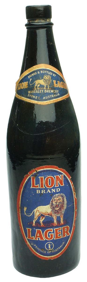 Lion Lager Waverley Brewery Sydney Labelled Bottle Abcr Auctions