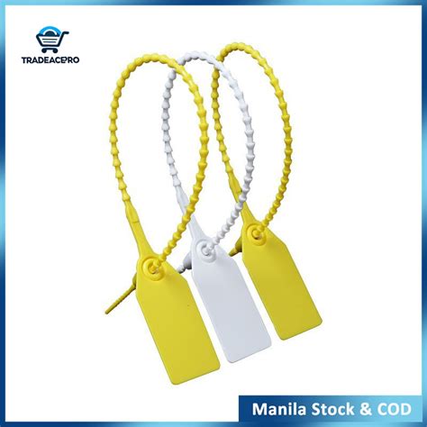 100pcs Security Seal Tag Disposable Self Locking Security Seal Cable