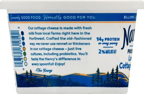 Nancys Probiotic Lowfat Cottage Cheese 16 Oz Kroger