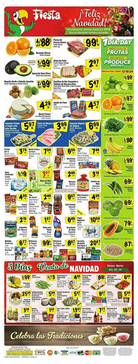 Fiesta Mart Weekly Ad From December 18