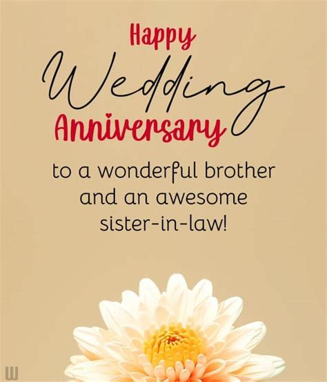 20 Best Anniversary Wishes For Brother And Sister In Law