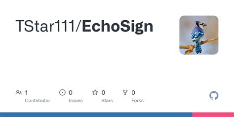 GitHub TStar111 EchoSign