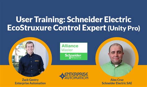 User Training Schneider Electric EcoStruxure Control Expert Unity Pro