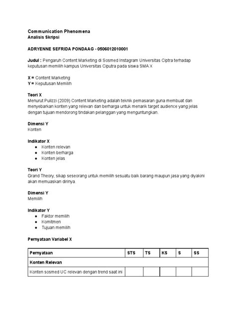 Communication Phenomenon Pdf