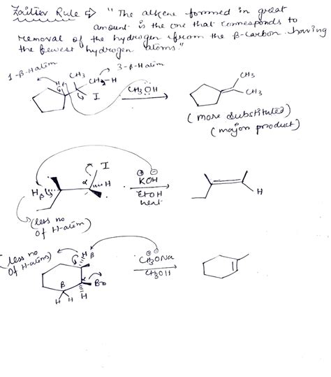 [solved] For The Dehydrohalogenation E2 Reaction Draw The Zaitsev Course Hero